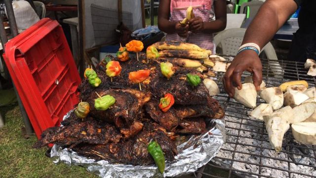 Bole festival 2021: Photos of plantain, fish and sauce wey 'show' for ...
