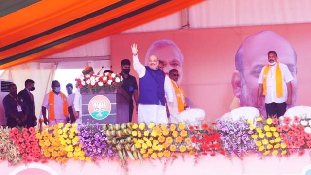 'நரேந்திர மோதி போலவே எனக்கும் உன்னதமான தமிழ் பேச ஆசை' - அமித் ஷா - BBC News தமிழ்