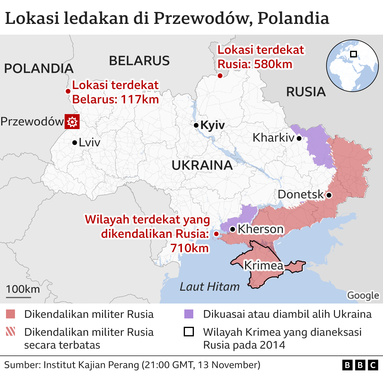 Perang Ukraina: Mencari petunjuk tentang serangan rudal di Polandia ...