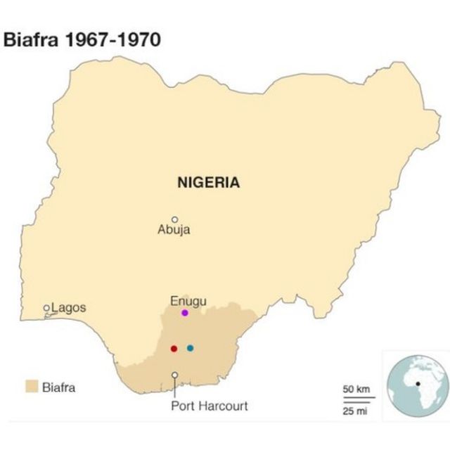 Biafra : souvenirs d'un conflit que beaucoup préfèrent oublier au ...