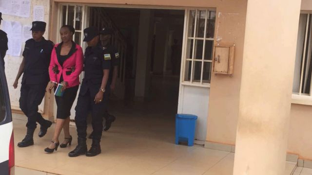 Diane Rwigara n'abo mu muryango we mu rukiko - BBC News Gahuza