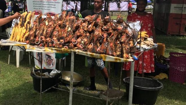 Bole festival 2021: Photos of plantain, fish and sauce wey 'show' for ...