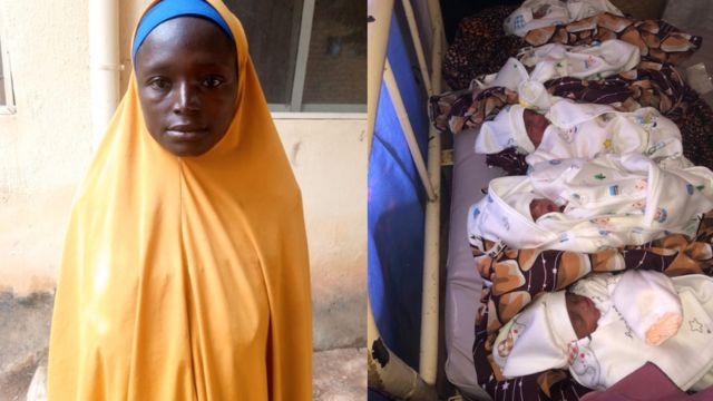Katsina woman born quintuplets afta two set of twins plus nine single ...