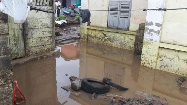 Ghana floods: How flooding displace over 4,000 households - BBC News Pidgin