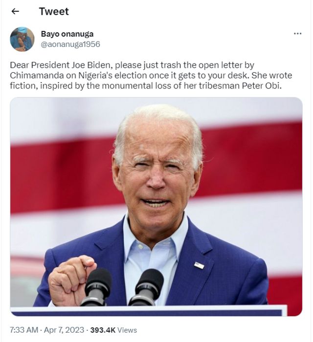 Chimamanda Adichie: Four ogbonge tins inside her letter to President ...