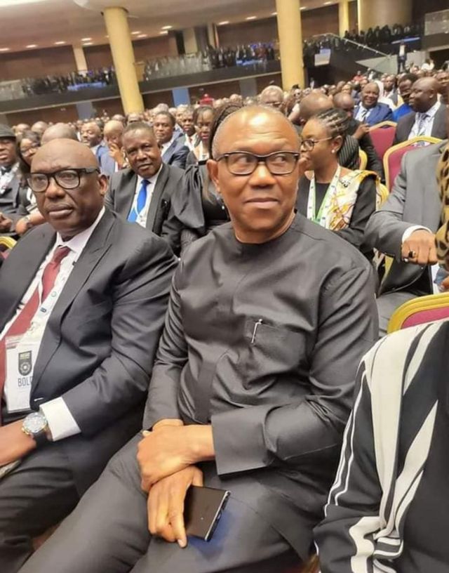 NBA conference: Atiku, Shettima, Peter Obi mount stage wit 2023 for mind - BBC News Pidgin