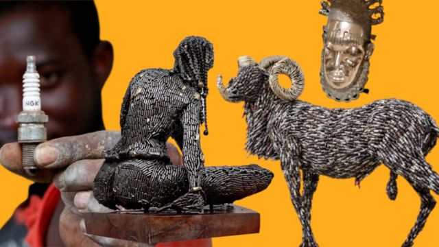 Up-cycling artist: Etu m si arụpụta nka site n'ihe nkịtị ndị gbara m ...