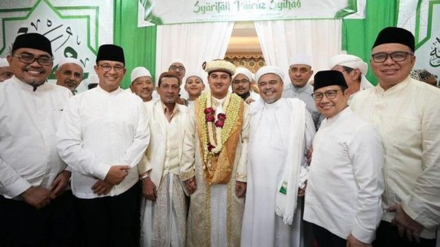 Anies Baswedan dan Cak Imin jadi saksi nikah putri Rizieq Shihab, ‘politik identitas’ muncul ...