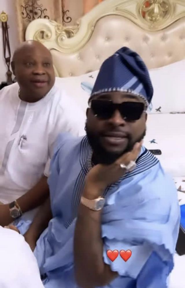 Davido: Fotos from Osun govnor inauguration as Davido make first public ...