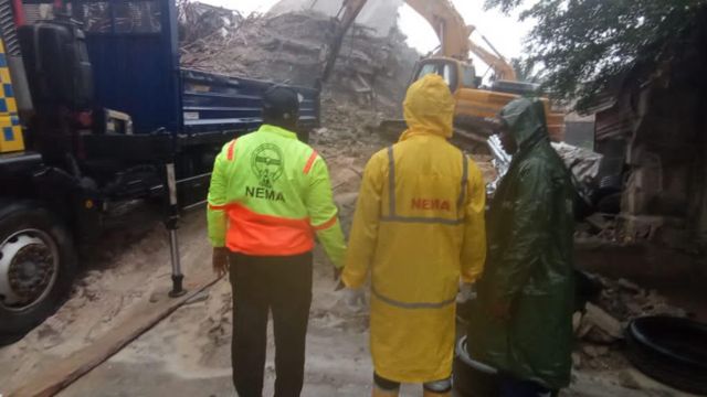 Lagos building collapse: How Lekki seven storey building fall down ...