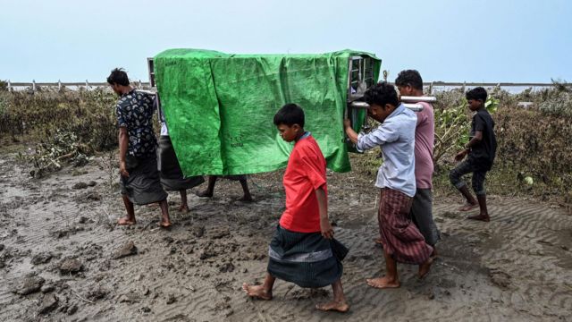 မိုခါ မုန်တိုင်းကြောင့် သေဆုံးသူ ၄၀ ဦး ထိ အတည်ပြုထားနိုင် Bbc News မြန်မာ