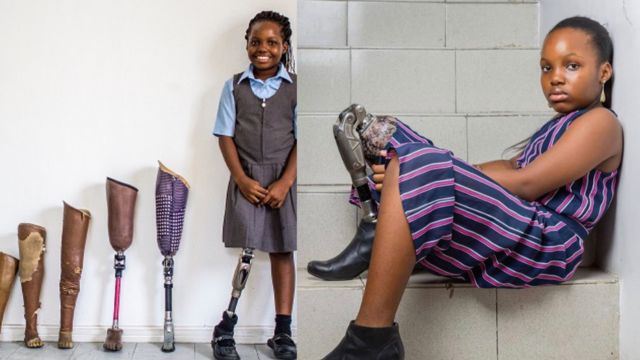 Crystal Chigbu dey make artificial legs for children wey no fit waka ...