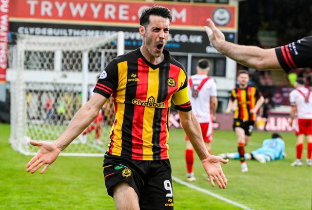 Partick Thistle 2-1 Airdrieonians: Graham sends hosts into Premiership play-off semi-final - BBC ...