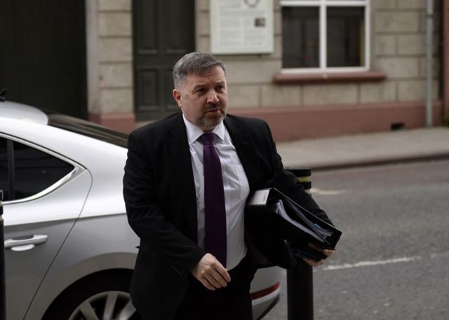 Robin Swann appears before the Covid-19 Inquiry - BBC News