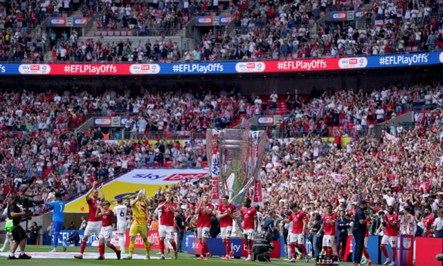 Crawley Town beat Crewe Alexandra to win promotion to League One - BBC ...