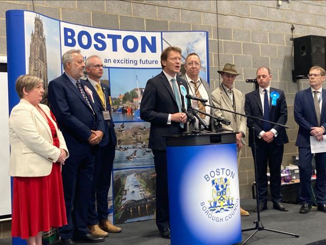 Reform UK's Richard Tice elected in Boston and Skegness - BBC News