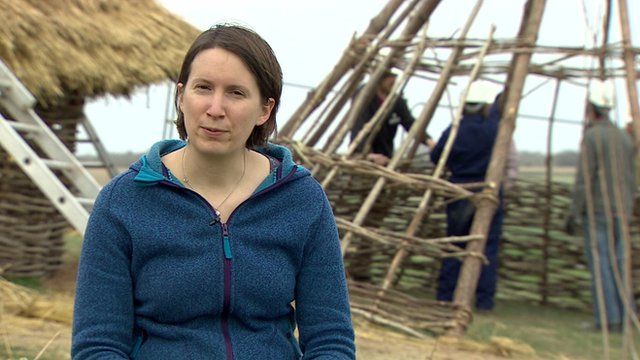 Stonehenge builders' 'bright and airy' homes re-created - BBC News