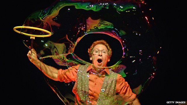 Caption Challenge: Bubble Fun - BBC News