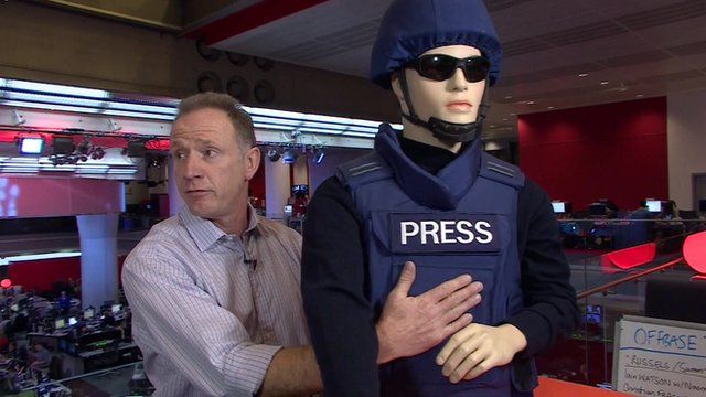 Staying safe on the front line - BBC News