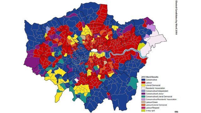 How will the vote change the colour of the capital? - BBC News