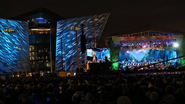Proms in the Park in Northern Ireland returns to Titanic Slipways - BBC ...