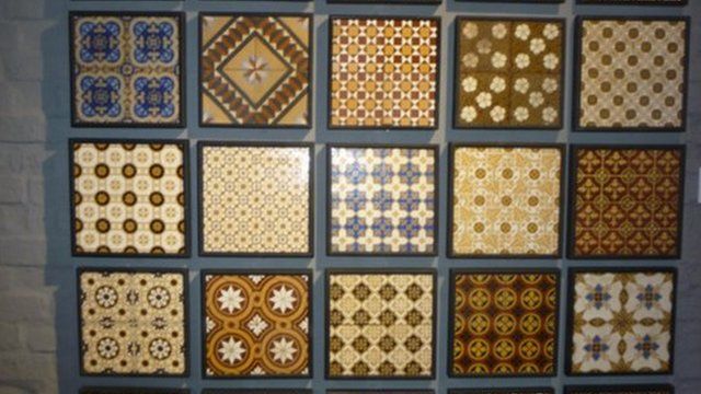 'World-class' tiles go on display at Jackfield museum - BBC News