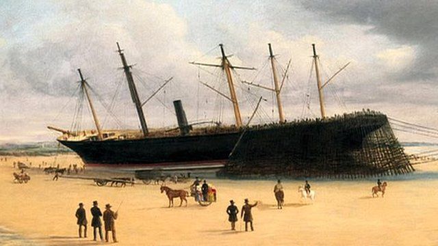 SS Great Britain: First section of new deck replaced - BBC News