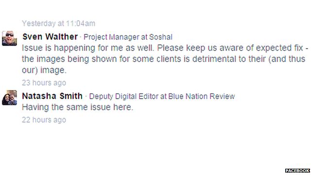 Anger as Facebook bug blocked pictures - BBC News