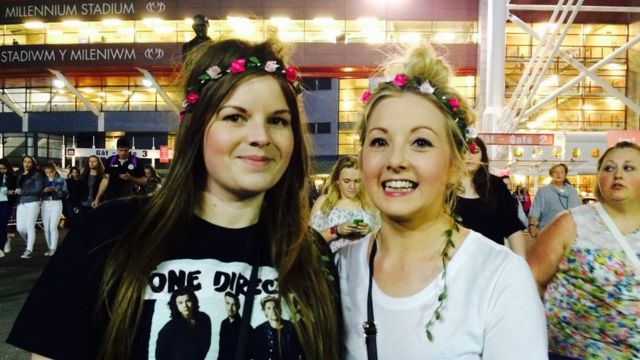 One Direction Fans Under Gate