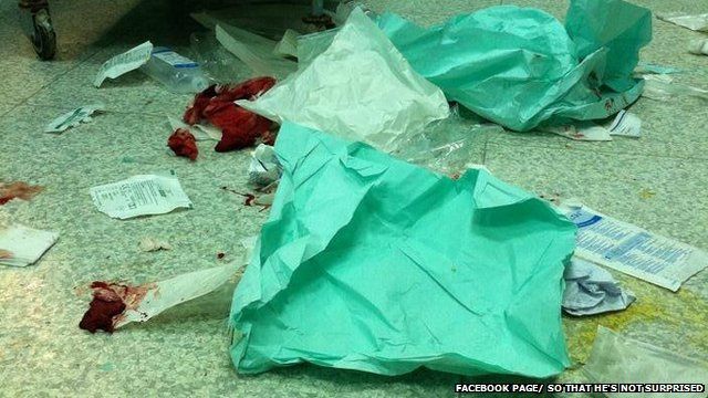 Egyptian doctors post photos of grim hospital conditions - BBC News