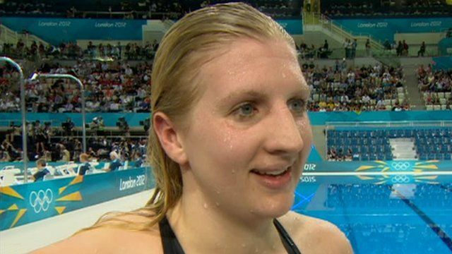 Huge Cheers As Rebecca Adlington Through To Final Bbc News