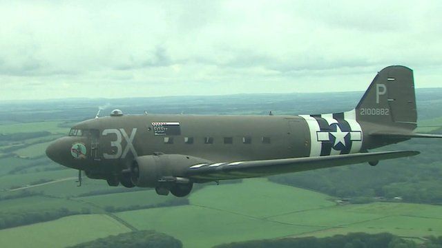 The role of the DC-3 Dakota on D-Day - BBC News