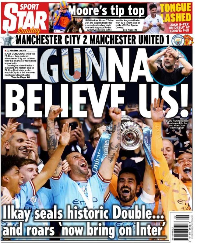 Sunday back pages - BBC Sport