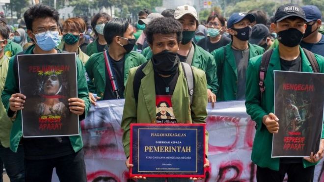 UU Cipta Kerja: Demo warnai setahun periode kedua Jokowi, bagaimana ...
