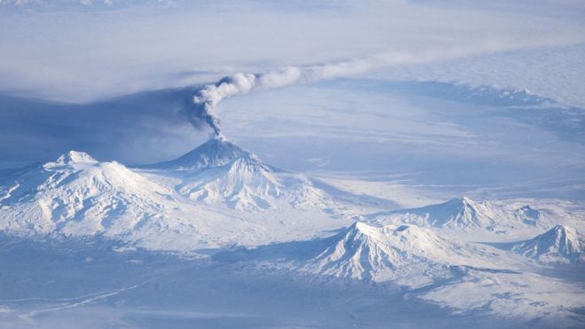 Kamchatka, la península volcánica en Rusia donde se han encontrado ...