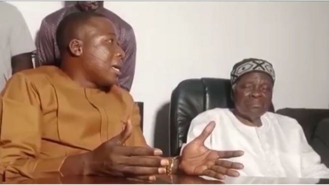 Ṣe lóòótọ́ ní pé Sunday Igboho gba ìtúsílẹ̀?Ohun táa mọ̀ réè - BBC News ...