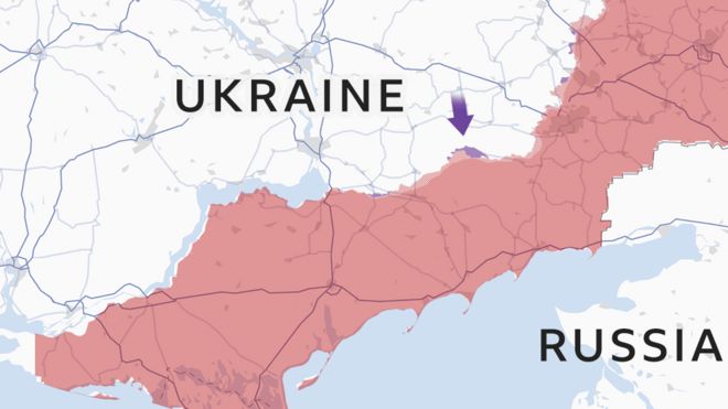 Rusia y Ucrania: las imágenes que revelan el antes y el después de la ...