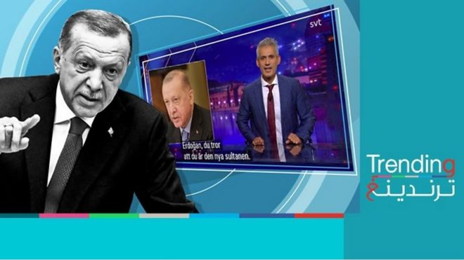 اردوغان إعدام دمية للرئيس التركي شنقا في ستوكهولم يثير غضب أنقرة