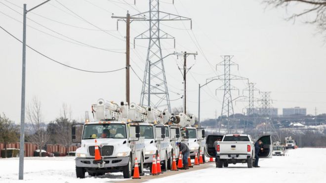 Texas: la gigantesca tormenta de nieve que afecta al sur de EE.UU. y ...