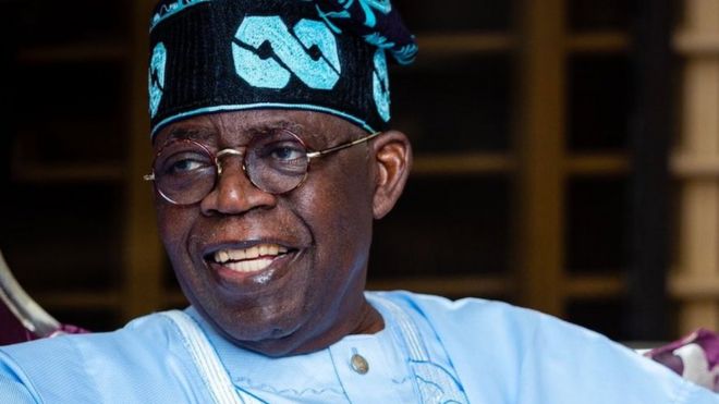 GCFR: Tinubu promise not to disappoint as e gbab highest national title - BBC News Pidgin