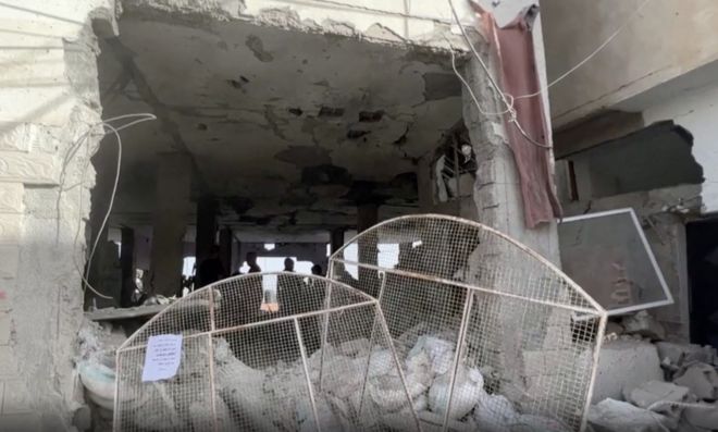 حرب غزة بي بي سي من مخيم في غزة حيث يعيش آلاف النازحين Bbc News عربي