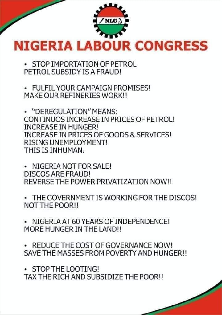 NLC suspends strike: Nigerian Labour Congress strike update and outcome ...