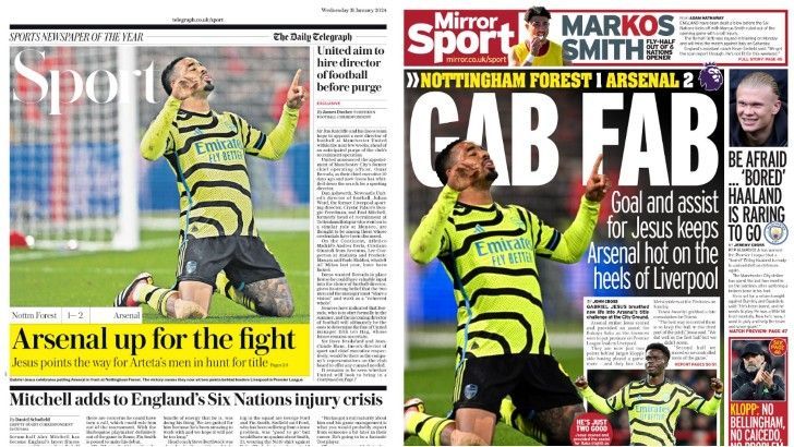 Nottingham Forest 1-2 Arsenal: Newspaper reaction - BBC Sport