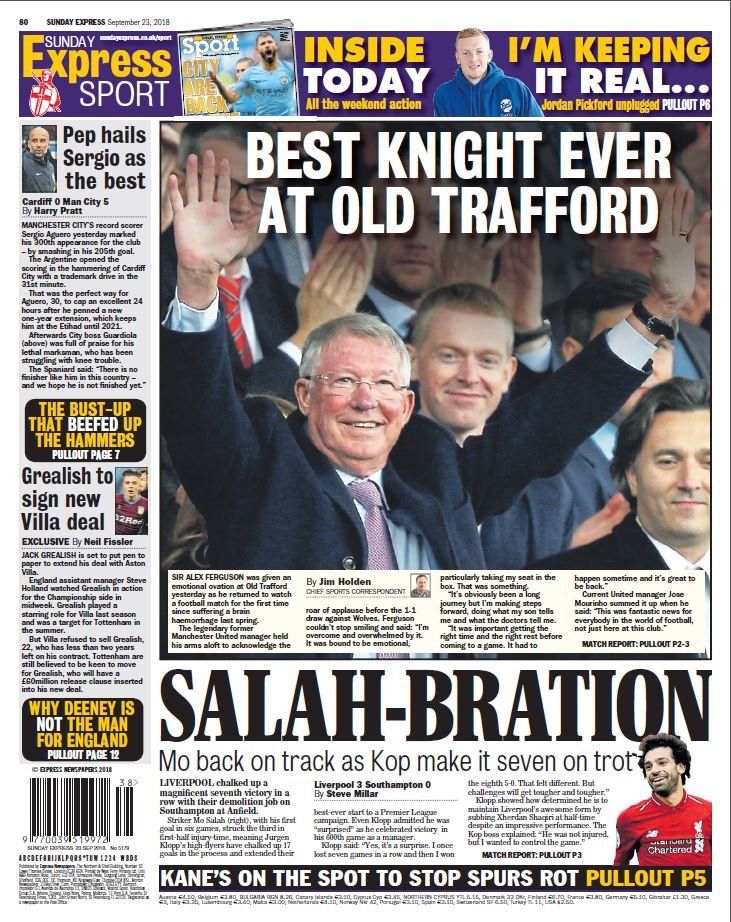 Sunday's back pages - BBC Sport