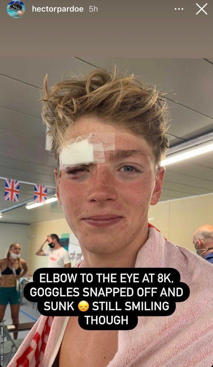 Tokyo Olympics: GB's Hector Pardoe pulled out of marathon swim after ...