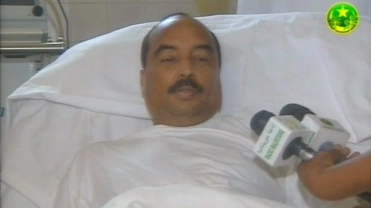 Mauritania president returns home after shooting - BBC News