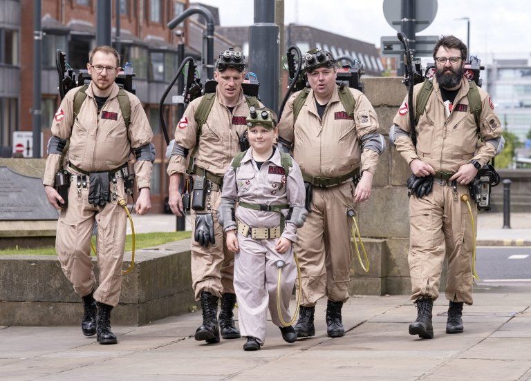 Ghostbusters superfan has a day out to remember! - BBC Newsround