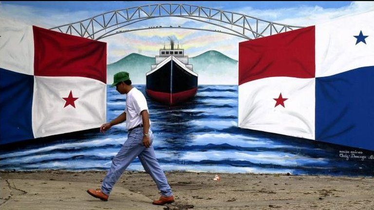 First voyage through expanded Panama canal - BBC News