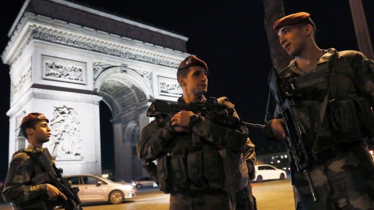 Paris police shooting: In pictures - BBC News
