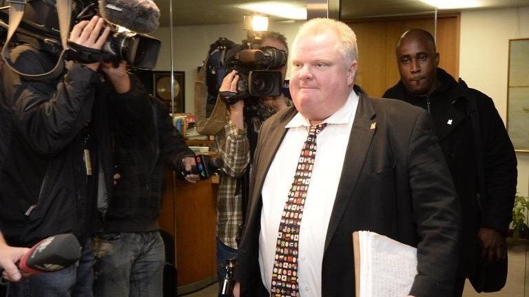 Toronto Mayor Rob Ford runs for re-election - BBC News
